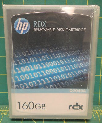 HP StorageWorks RDX 160GB Removable Disk Cartridge Part # Q2040A *NEW ...