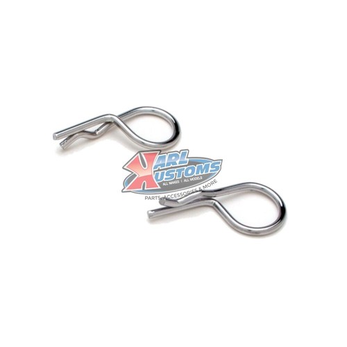 Chrome Replacement Hair Pin Style Hood Pins Package of 10 - IMCA NHRA ...