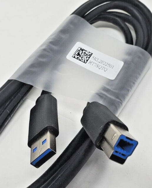 100 X Dell USB 3.0 Type a to B Male Cable 5KL2E22501 (lot) for sale ...