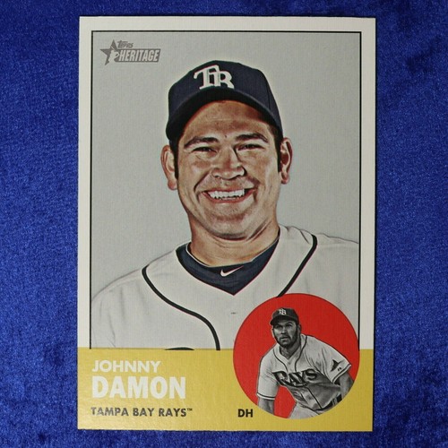 2012 Topps Heritage SP Card #418: Johnny Damon (THSP-894) | eBay