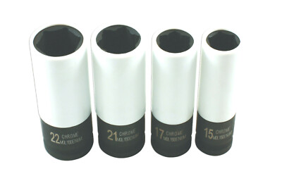 Wheel Nut Sockets FITS 15mm SMART 17mm MERCEDES BENZ 21mm KIA 22mm ...