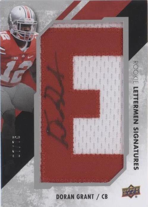 2015 Upper Deck - Rookie Lettermen Signatures Doran Grant #RL-GR /75 ...