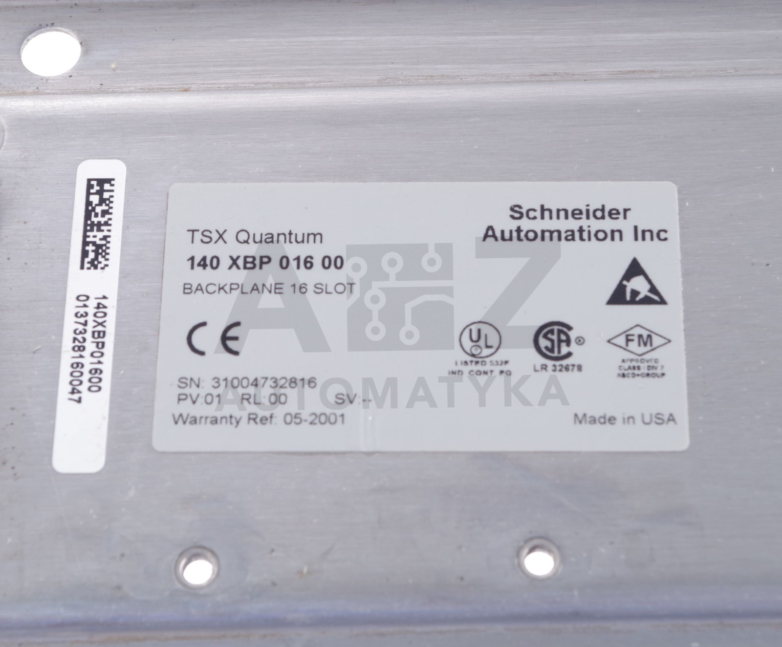 SCHNEIDER TSX QUANTUM BACKPLANE 16 SLOT 140 XBP 016 00 140XBP01600 | eBay