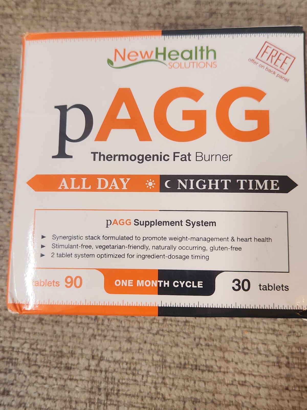 Official PAGG Stack Supplement System - 1 Month as specified in 4 Hour ...