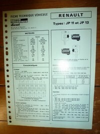 JP11 - JP13 - Fiche Technique Rvi | eBay
