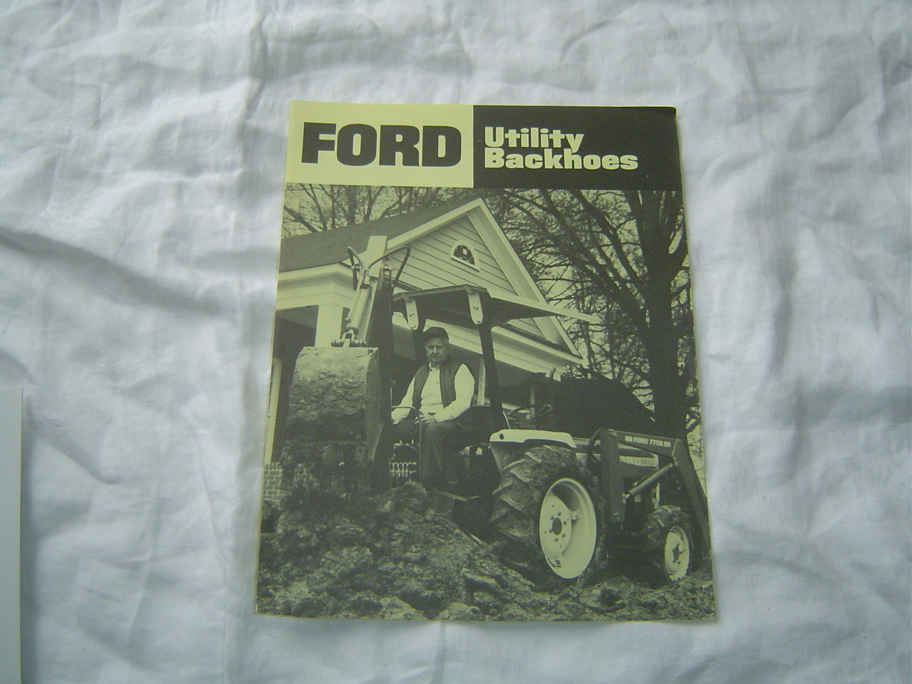 Ford 757A 758A utility backhoe brochure | eBay