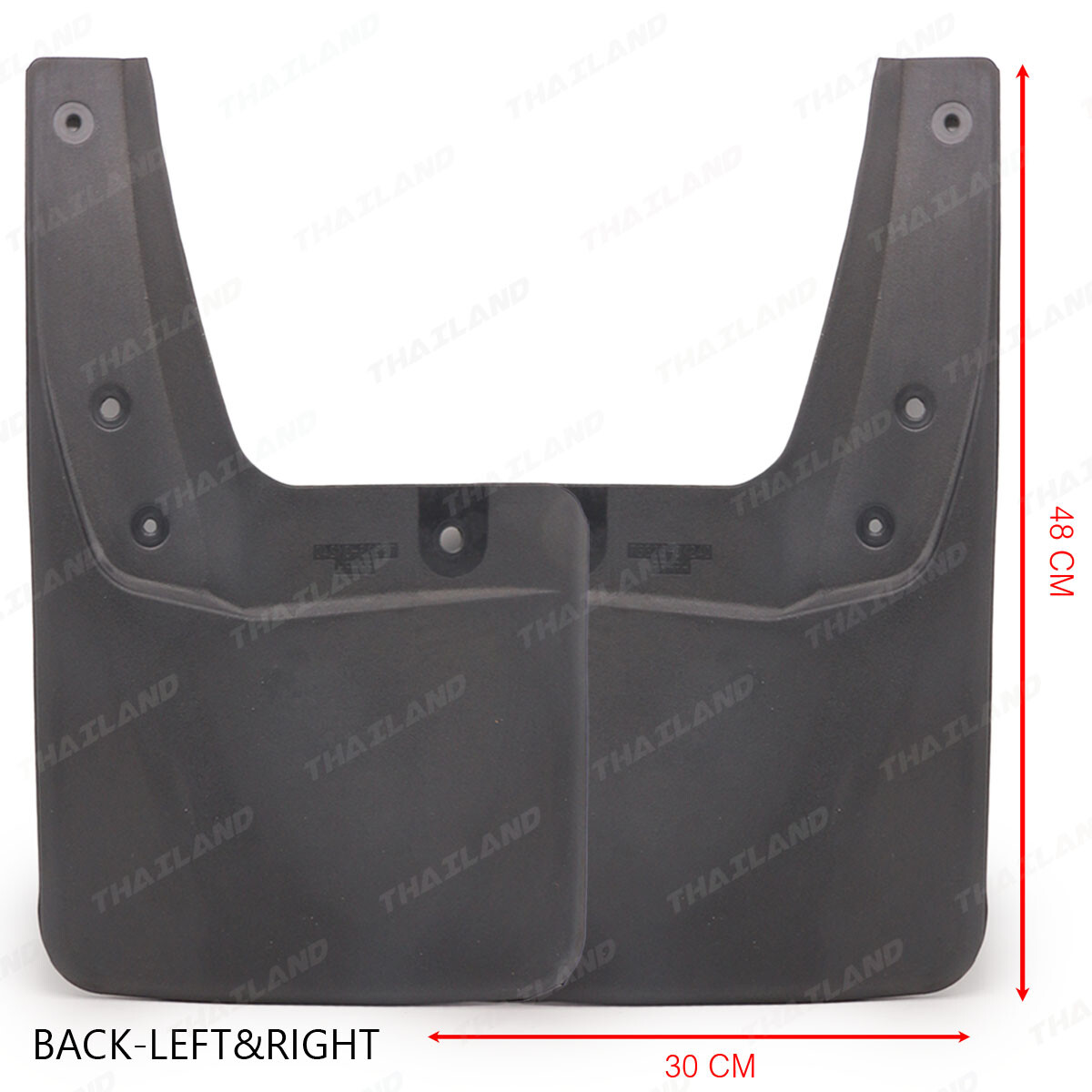 Rubber Rear Pair Mud Guard Flap Fits Toyota Hilux Revo Rocco 4x4 2015-'22 | eBay