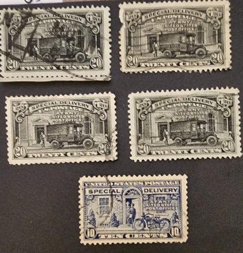 US 10 and 20 cents Special Delivery Postage Stamps. Used. | eBay