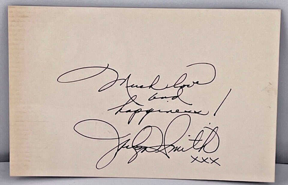 Jaclyn Smith Signed Autographed Promo Photo Charlie's Angels Size 3 1/2 ...