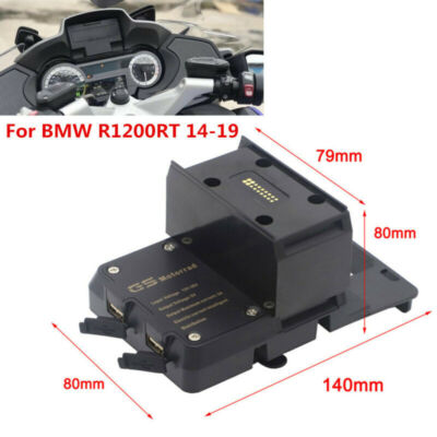Phone Holder Navigation Bracket USB Charging Mount Stand For BMW ...