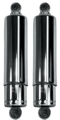 V-Factor 29042 Chrome Covered 11" Shocks for 4-Speed Big Twin 73-86 ...