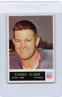 1965 Philadelphia #58 Terry Barr Lions EX *DA-AA9103 | eBay
