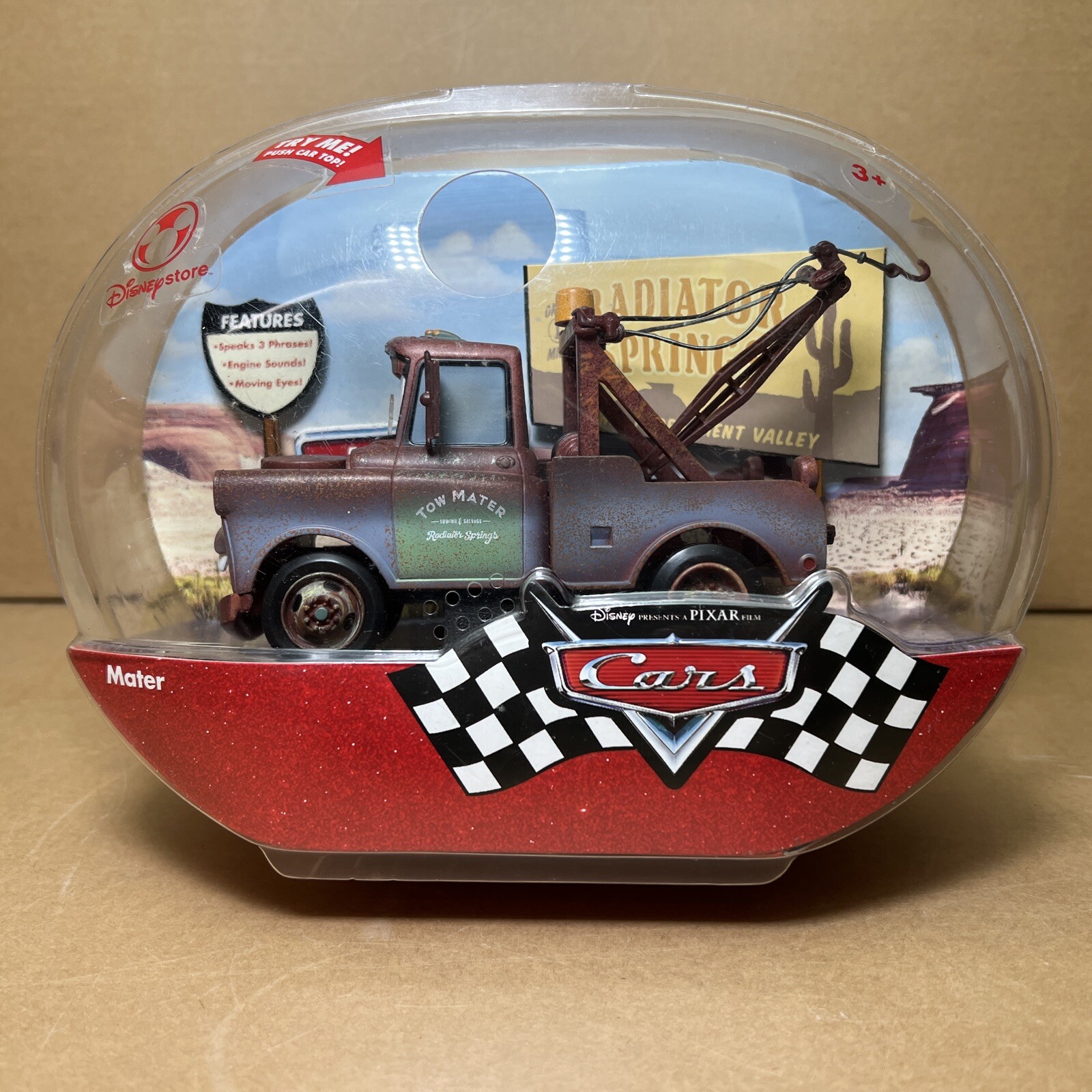 Disney Store Exclusive CARS Movie 6" Talking TOW MATER 2006 - Brand New ...