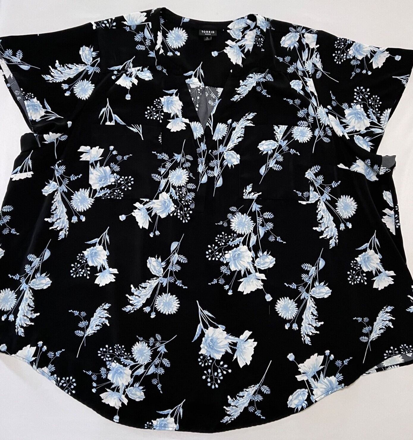 2022 Torrid Harper Womens 5X Black Studio Crepe de Ch… - Gem