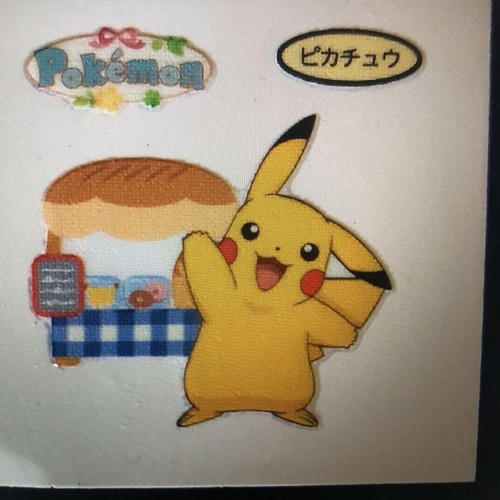 Pokemon Pikachu Bread Sticker | eBay