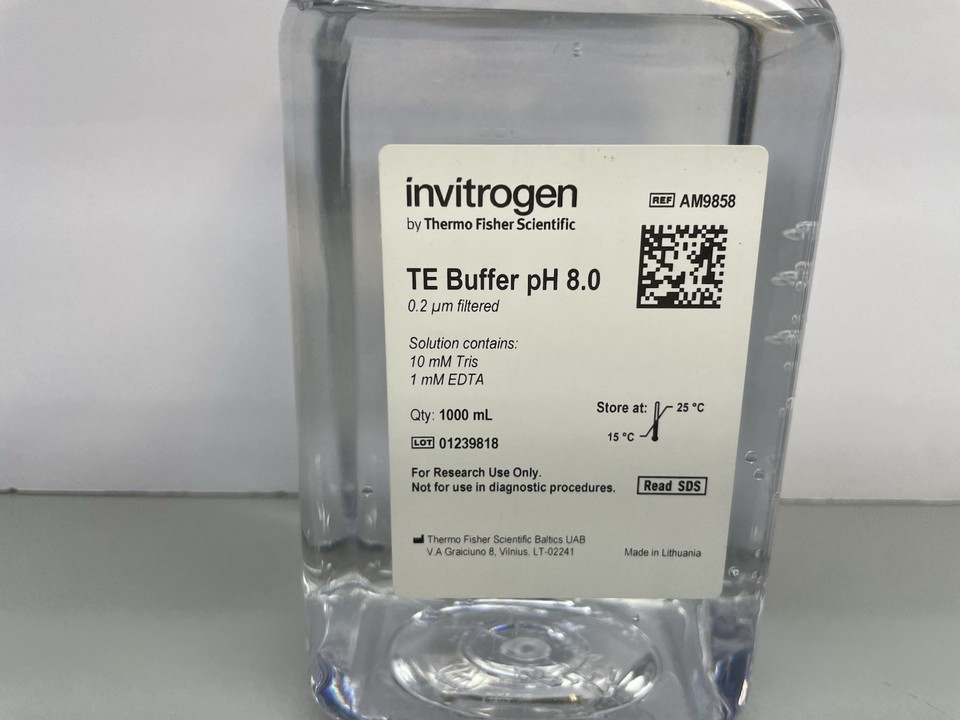 Invitrogen by Thermo Scientific TE Buffer Solution pH 8.0 Sterile ...