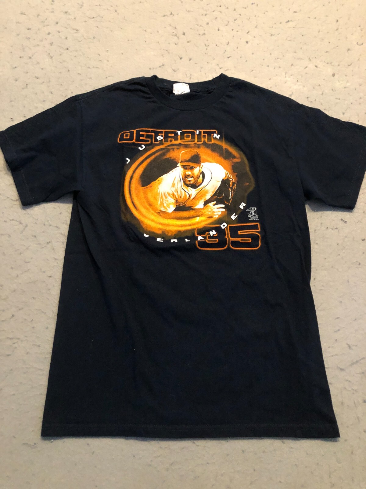 Justin Verlander Detroit Tigers Baseball Shirt Men's Medium Black MLB ...