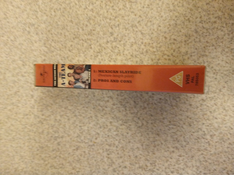 A TEAM VOLUME 1 UK PAL VHS 1982/2000 FEATURE LENGTH PILOT GEORGE ...