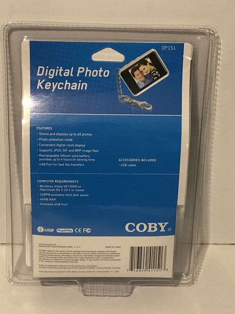 Coby Dp151red 1.5-inch Digital TFT LCD Photo Keychain Red for sale ...