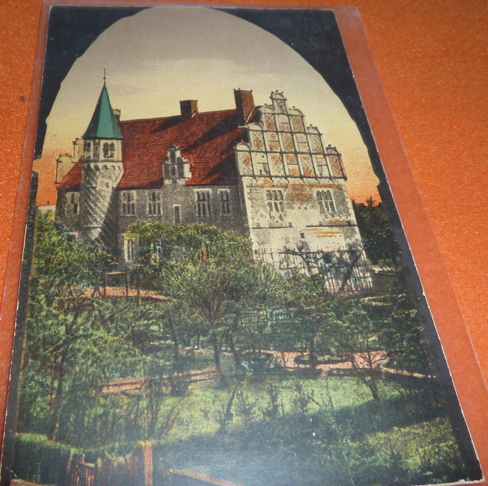 Münster Wolbeck 3 Ansichtskarten Gruss aus Wolbeck Schloss Wolbeck DRK ...