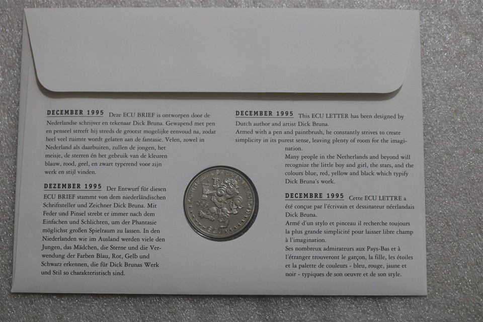 🧭 🇳🇱 NETHERLANDS 1 ECU - 2 COINS COVERS WITH COA'S B68 #87 | eBay
