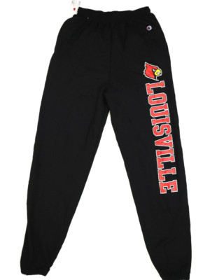 Champion Mens Black Drawstring Louisville Cardinals Powerblend ...