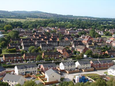 Photo 6x4 Rhostyllen from Bersham Tip Wrexham/Wrecsam Semi-aerial view ...