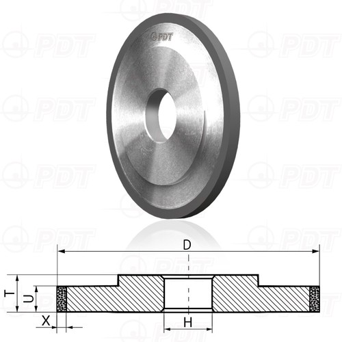 Diamant-Schleifscheibe / Diamond wheel 3A1 Ø 100-150 mm | eBay