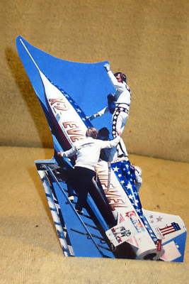 Evel Knievel Motorcycle Daredevil Tabletop Display Standee 10 1/2" Tall ...