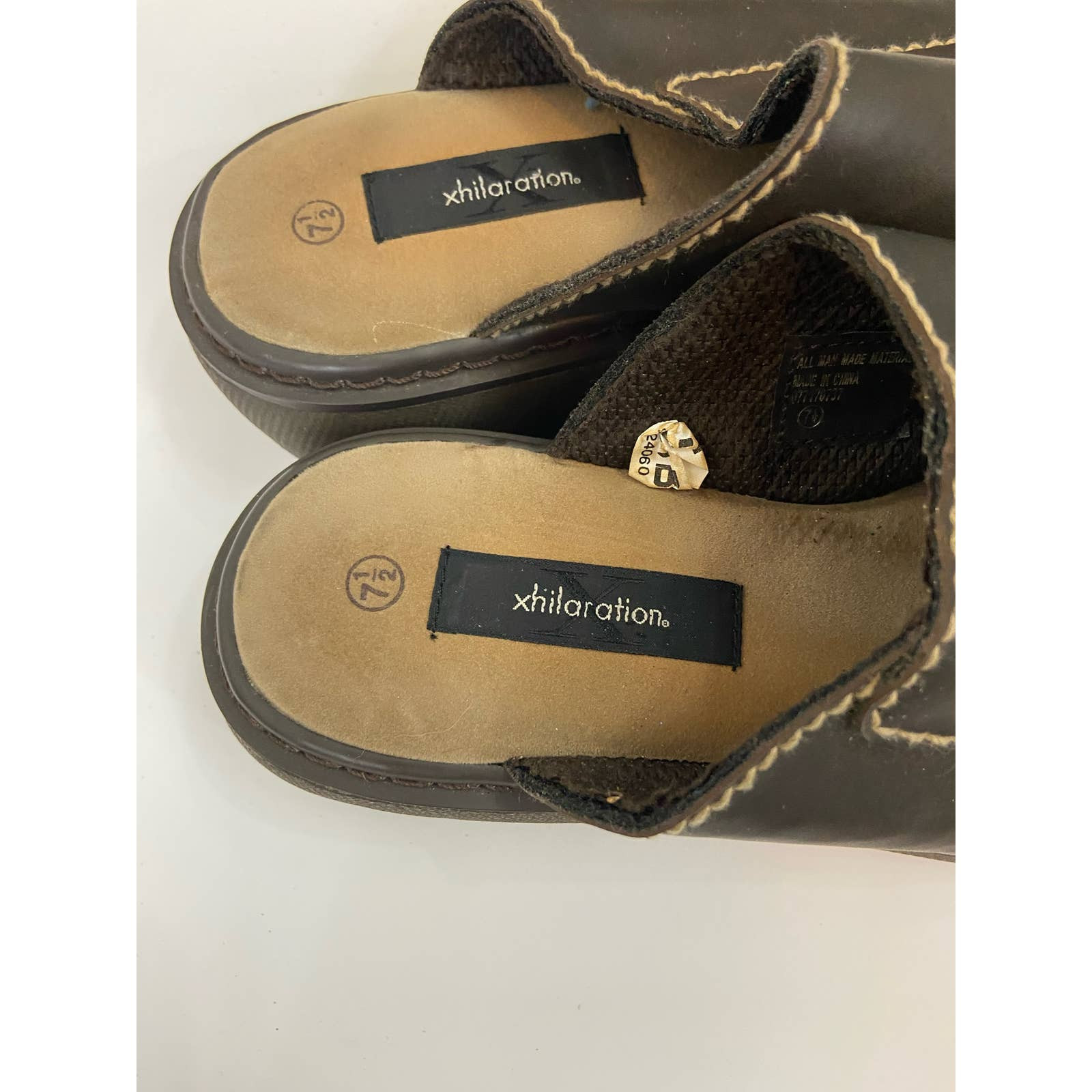 Y2K Xhileration chunky platform slides size 7.5 - Gem