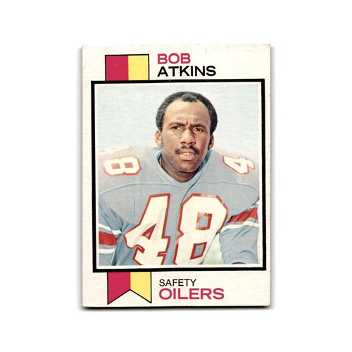 1973 Topps Bob Atkins RC Houston Oilers #18 | eBay