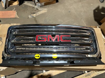 2015-2020 GMC Canyon Genuine GM Bright Chrome Front Grille OEM NEW ...