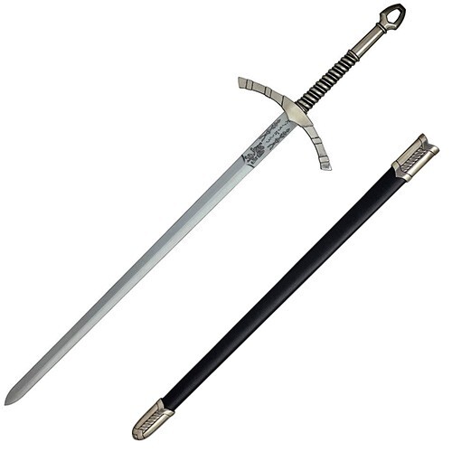 Denix Replica Medieval Sword Metal Alloy Blade Nickel Finish Metal ...