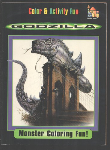 Godzilla Color & Activity Book # 1984 - Randon House -VF - Comic Book ...