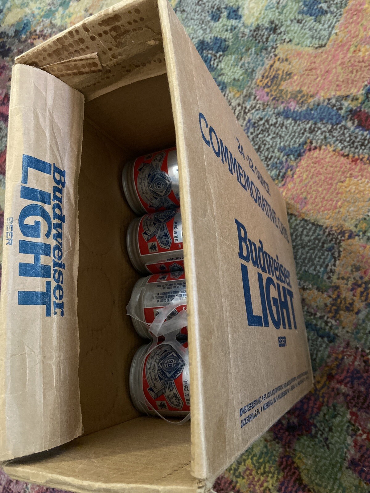 Vintage Budweiser Light Commemorative Beer Cans First Edition 1981 (12 ...