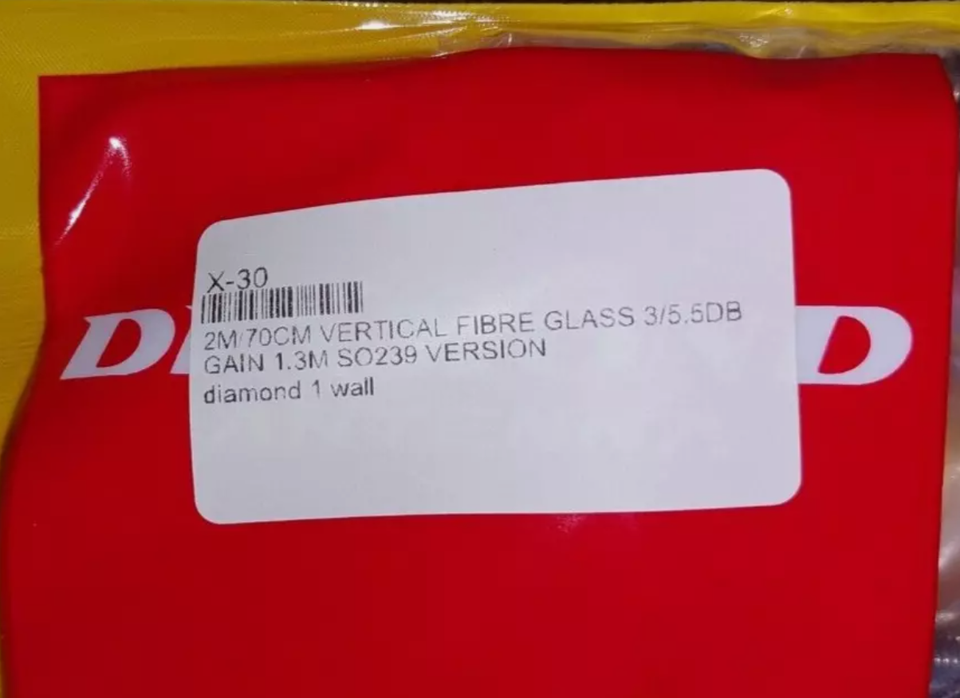 DIAMOND X-30 2M 70CM DUAL BAND 446 PMR AMATEUR RADIO BASE ANTENNA | eBay UK