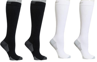 Calze Compressione Uomo Copper Fit 4-Pack In Bianco/Nero, S/M | eBay