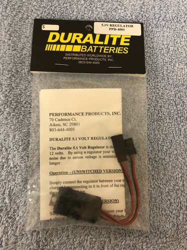 Duralite Batteries 5.1 Volt Regulator PPD-4001 for sale online | eBay