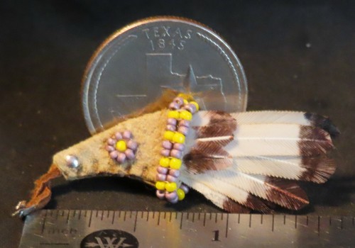 Bird Wing Dance Fan 1:12 Miniature Native American Indian Style Dudley ...