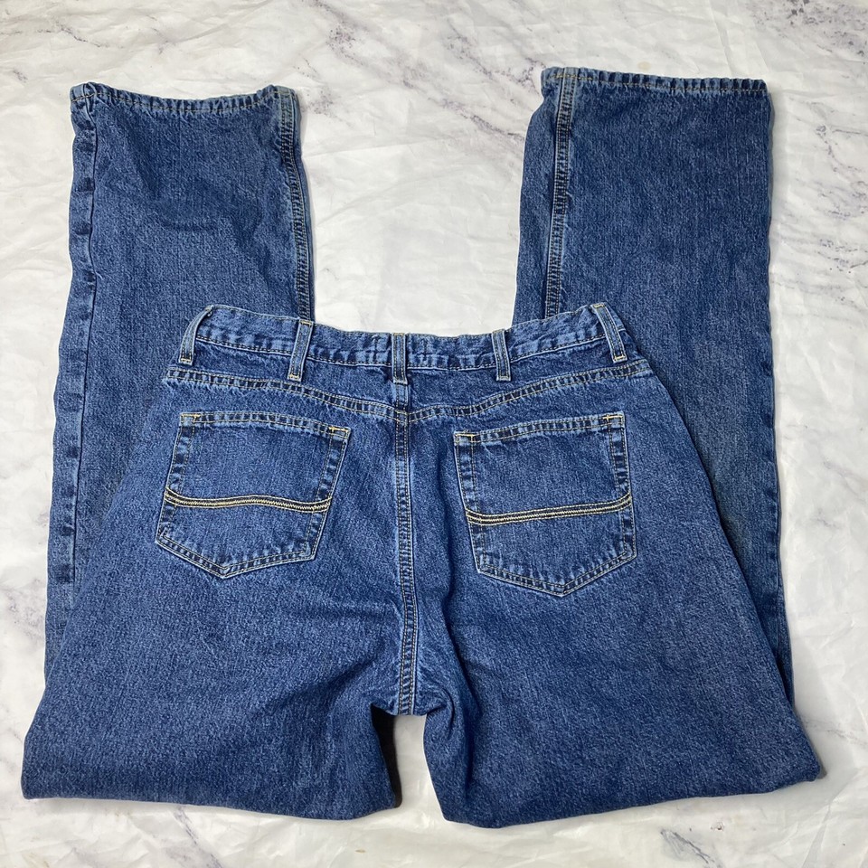 CE Schmidt Workwear Flannel Lined Jeans Womens Size 12 X 34 Relaxed ...