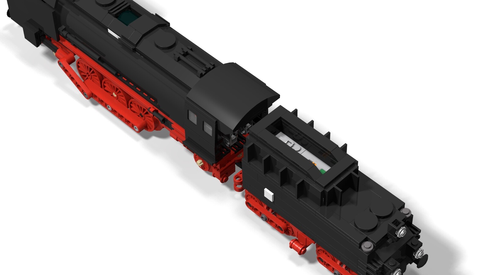 PDF-Anleitung Dampflok DR BR 01 MOC Unikat Custom zum Bau aus LEGO ...