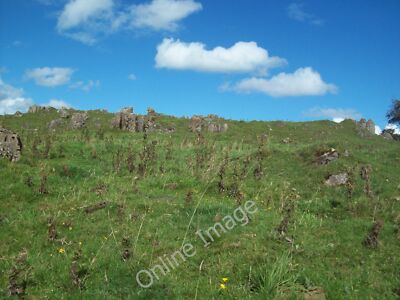 Photo 12x8 Limestone Stacks on White Edge Longcliffe Exposed limestone ...