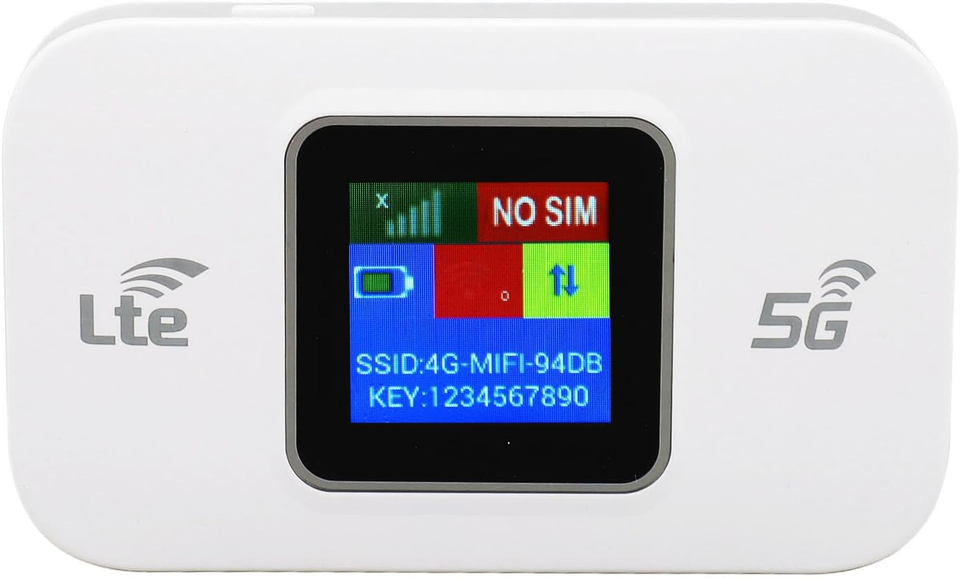 4G LTE USB Wifi Modem, 300Mbps High Speed Portable Travel Hotspot Mini ...