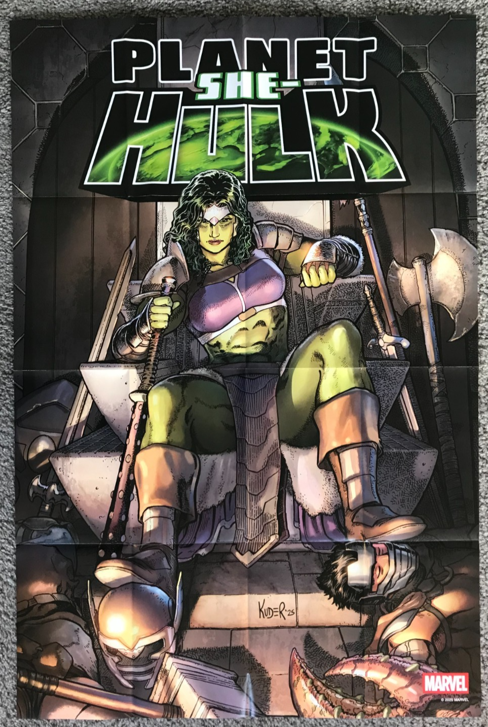 Planet She-Hulk #1 Promo Poster Kuder Sakaar 36" X 24" Marvel NMM 2025 ...