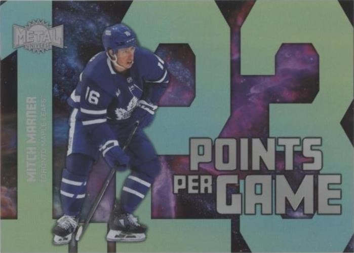 2024-25 Skybox Metal Universe - Points Per Game Mitch Marner #PPG-17 ...