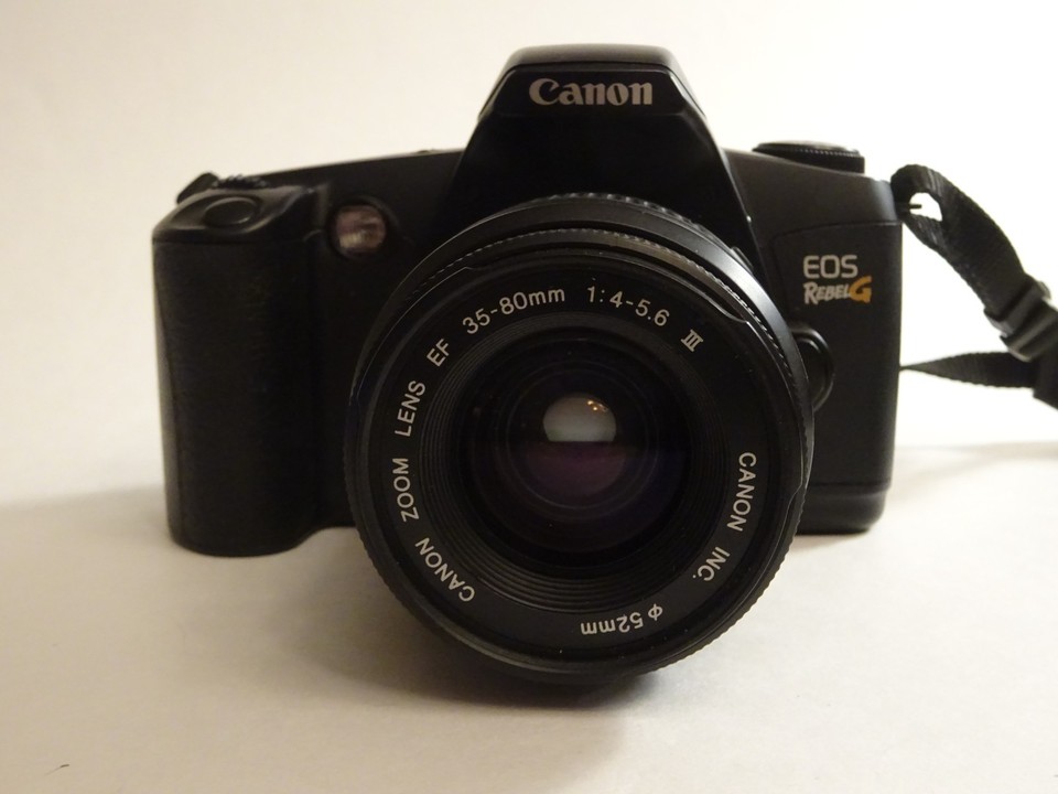 Canon EOS Rebel G SLR 35-80mm Lens Excellent Condition Kit 35mm | eBay