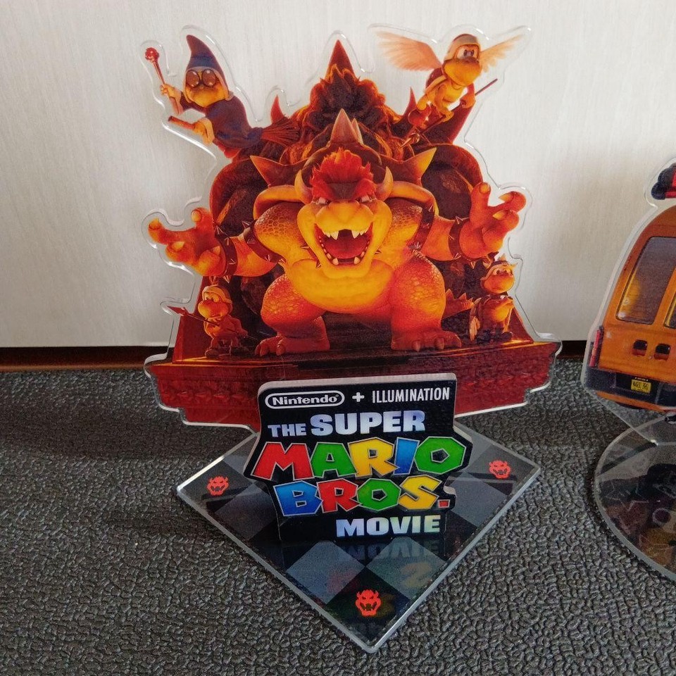 The Super Mario Bros. Movie Mario Luigi Bowser Acrylic Stand | eBay