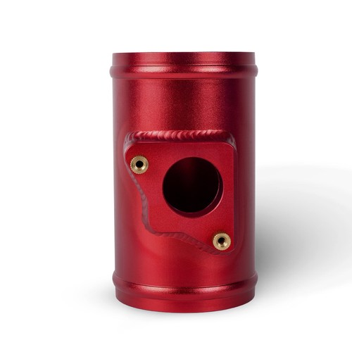 3in 76MM Red Mass Air Flow Sensor Mount Adapter Tube Pipe For Subaru ...