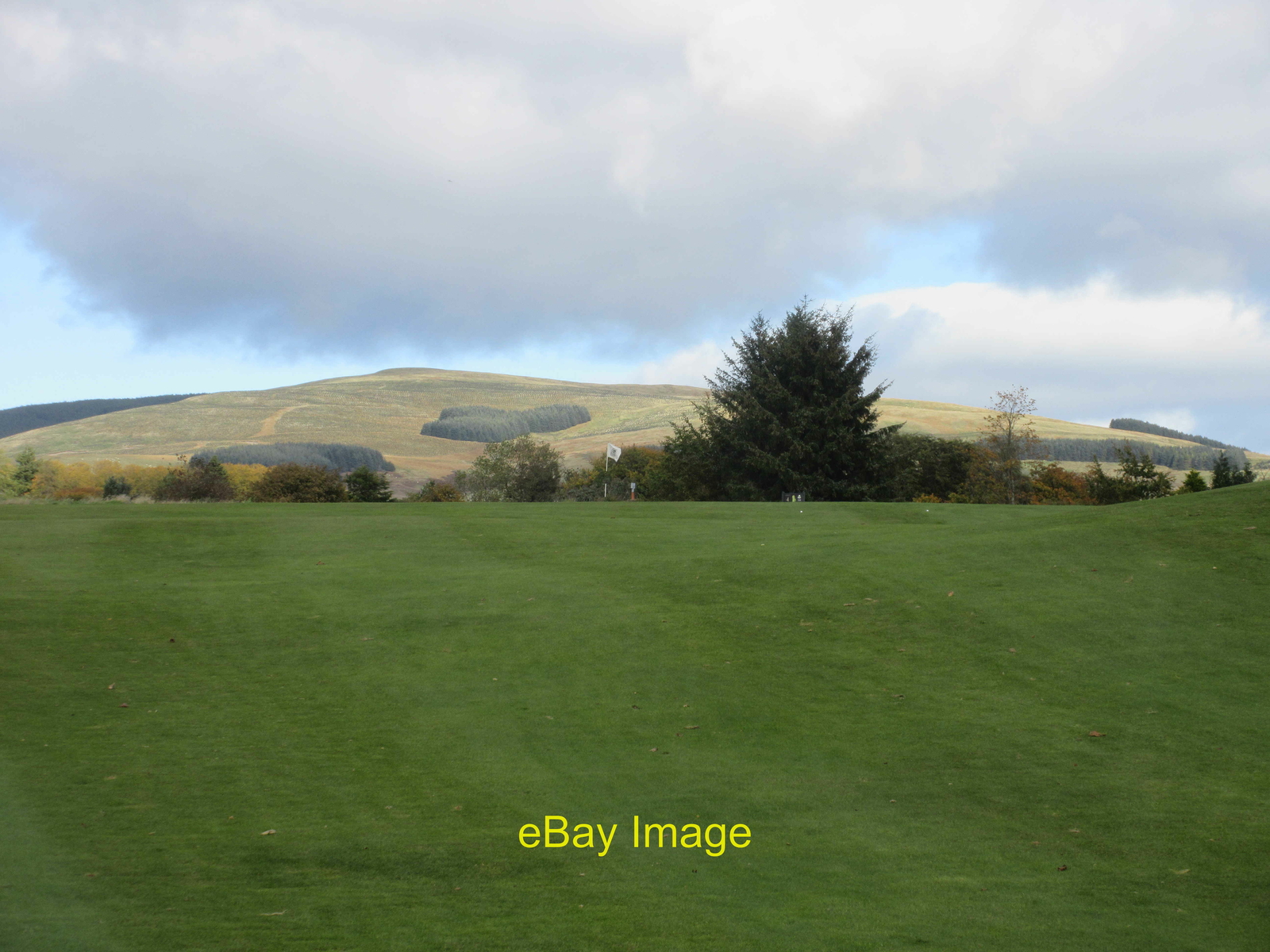 Photo 6x4 Muckhart Golf Club (Cowden), 3rd Hole, The Dyke Pool of ...