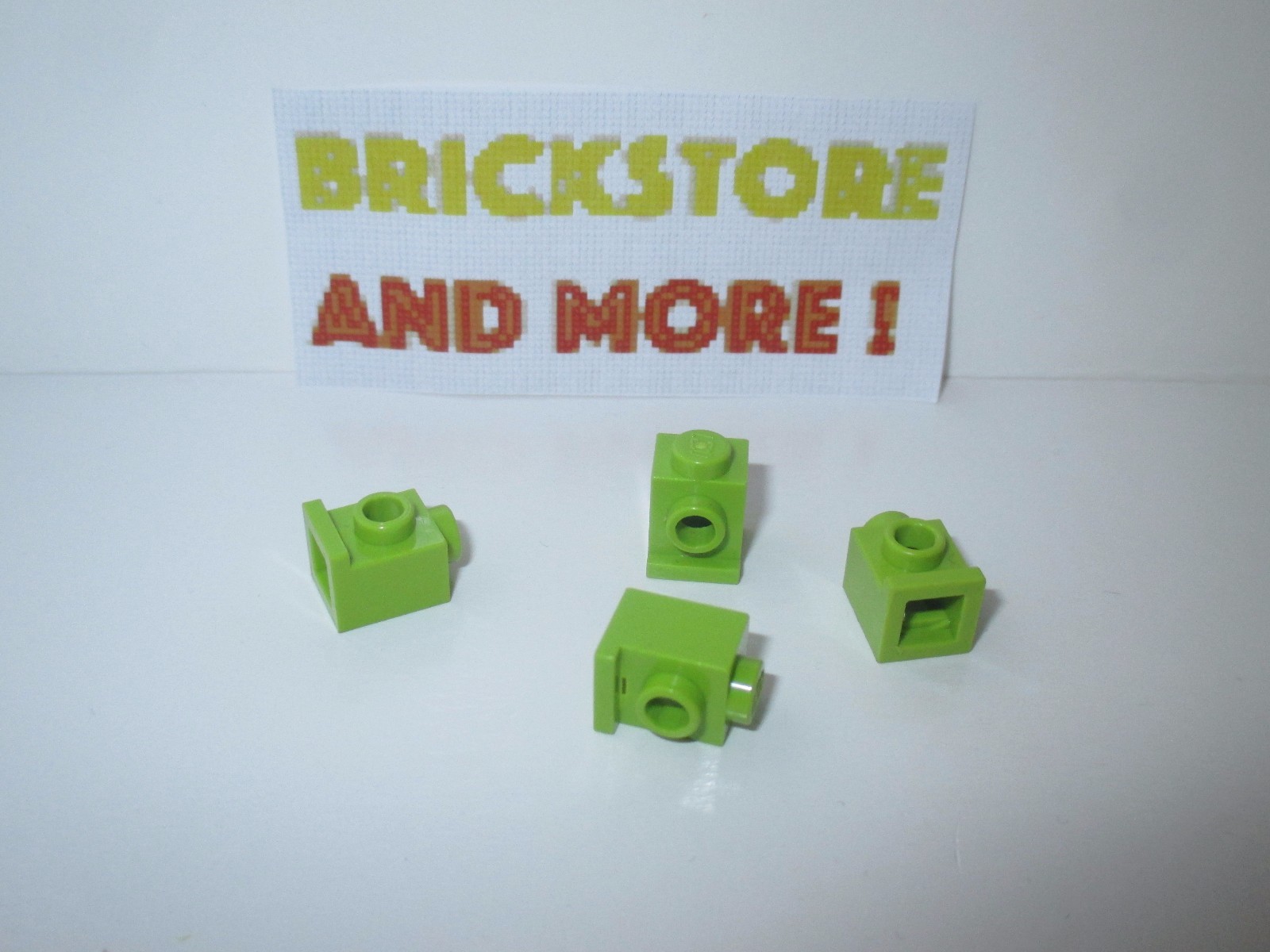 Lego - 4x Brique Brick Modified 1x1 with Headlight vert/green/grüne ...
